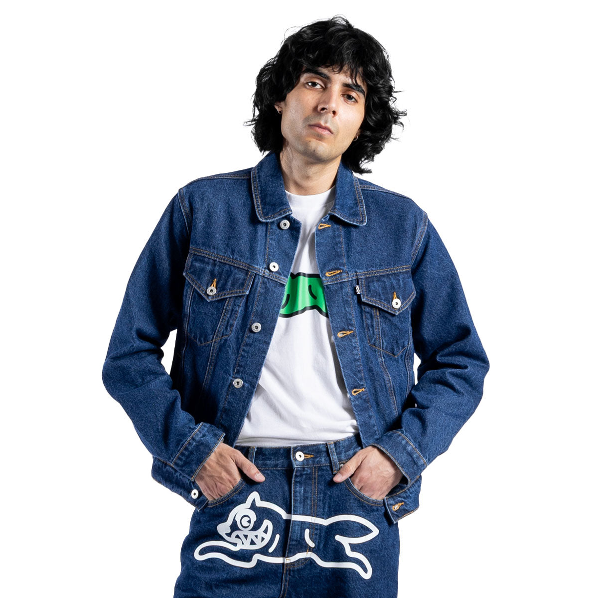 Running Dog Denim Trucker Jacket 'Indigo'